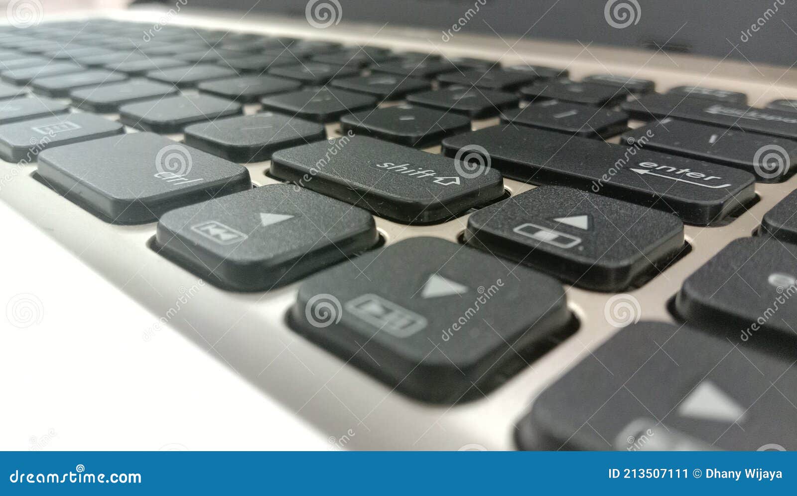 Side of keyboard stock image. Image of monochrome, laptop - 213507111