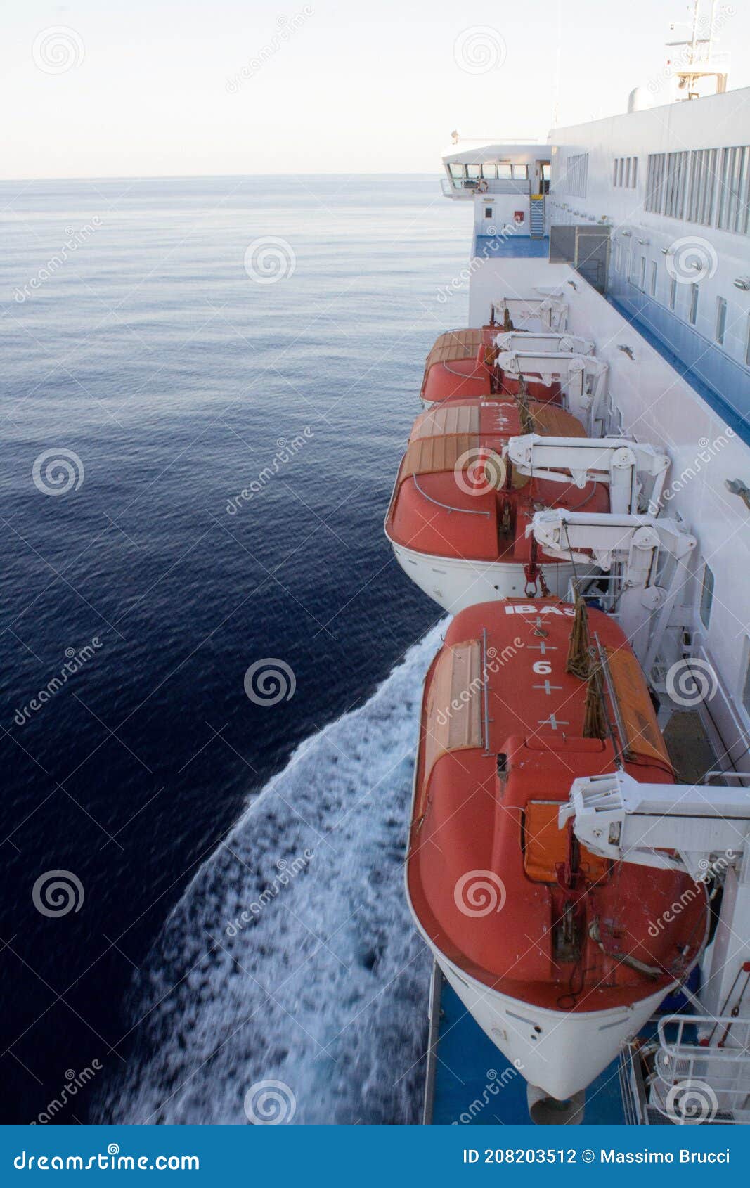 Side of a lifeboat ferry stock photo. Image of corridor - 208203512