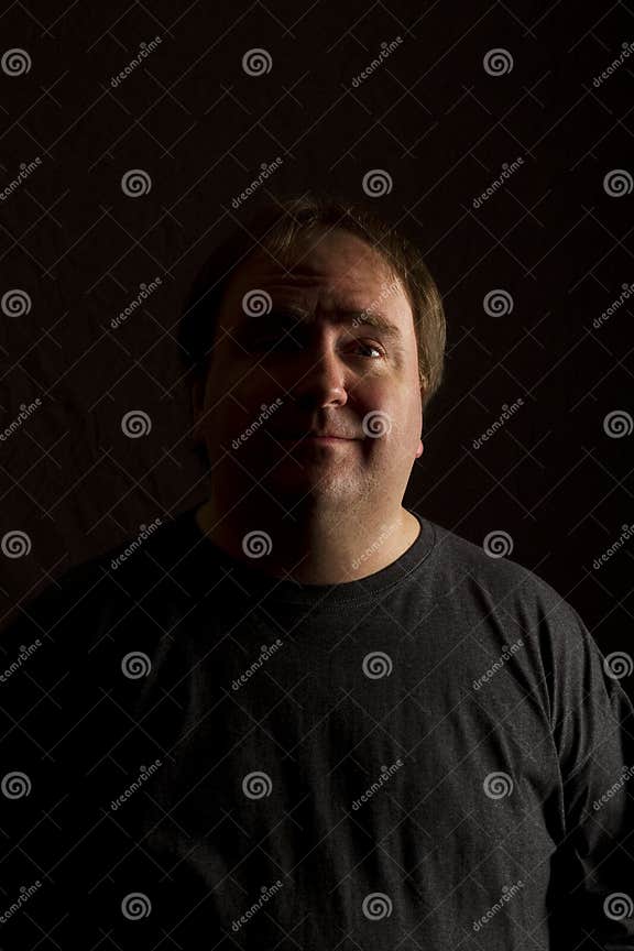 Side-lit Man stock photo. Image of adult, white, portrait - 19463382