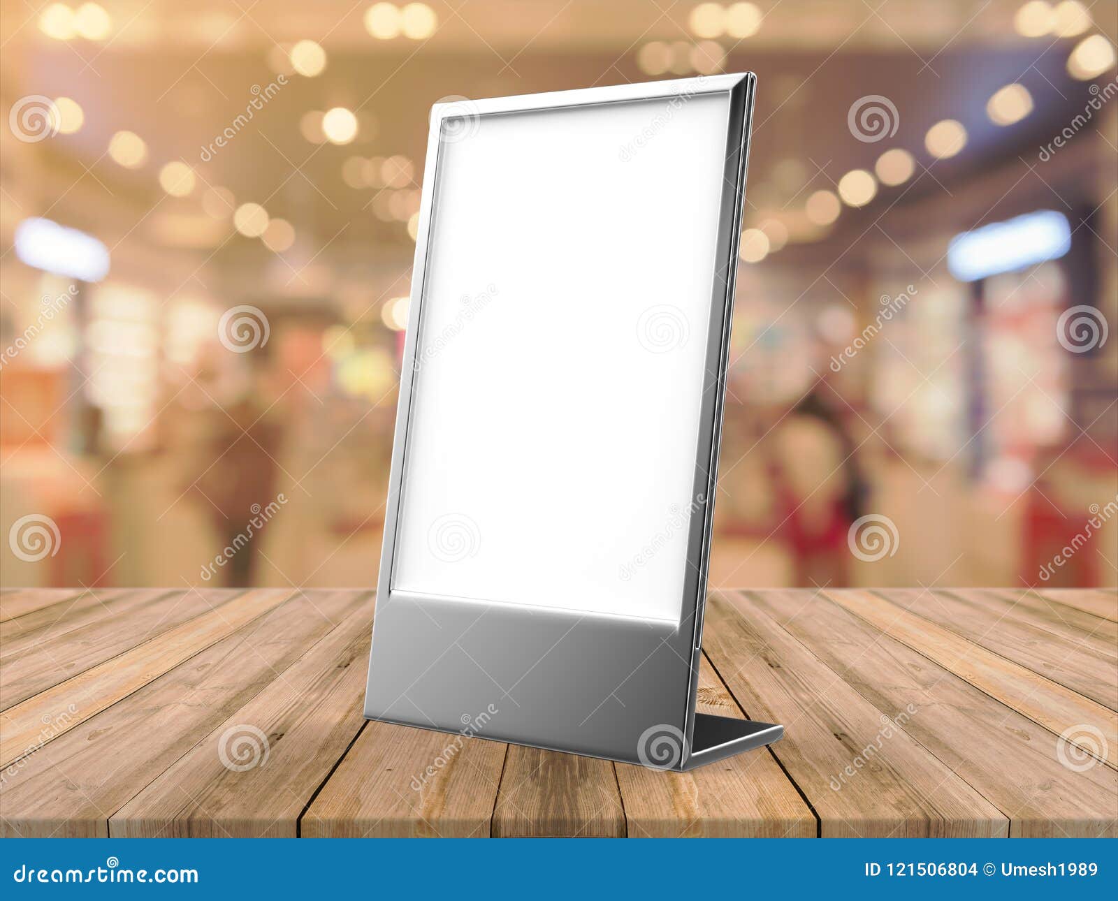 Aluminum Counter Top Sign Holder & Sign Frame. Weighted Table Top Sign ...