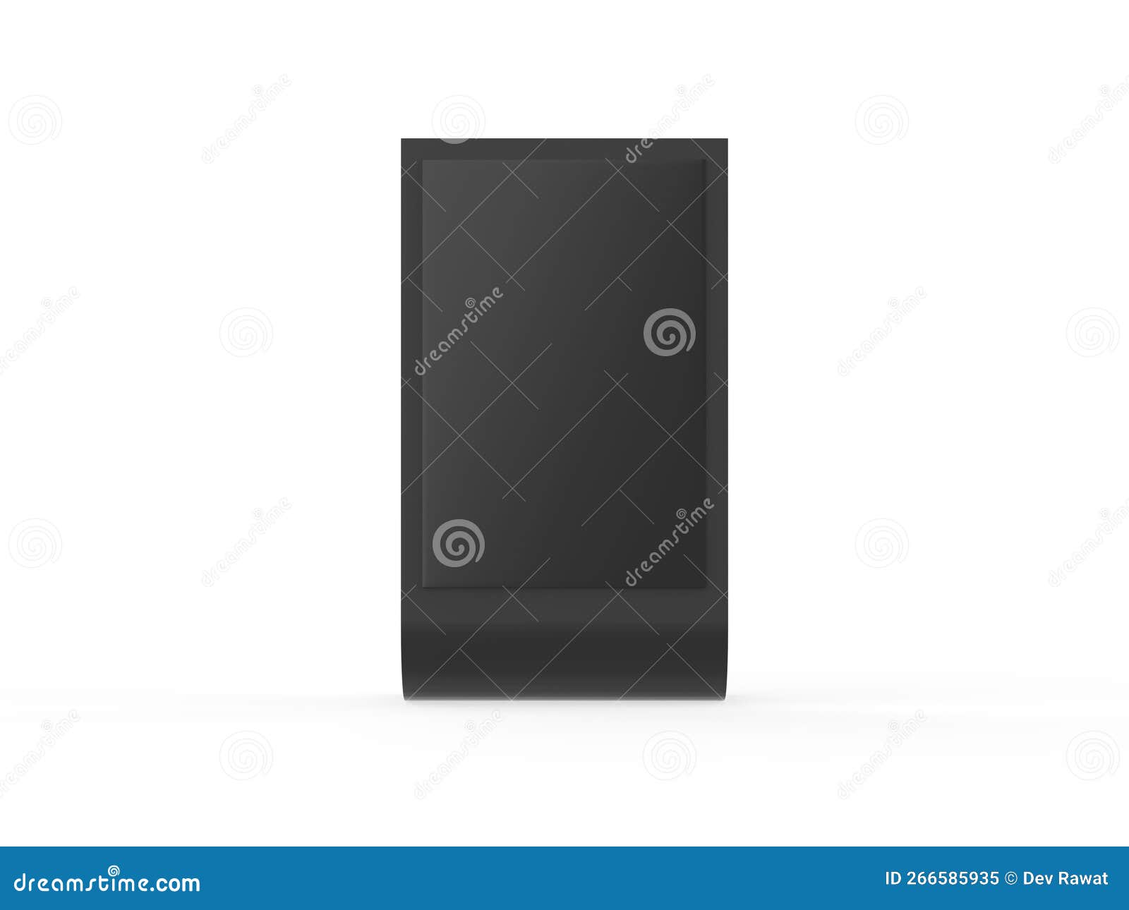 Side Loading Slide in Metal Frame Table Top Counter Mockup Stock Image ...