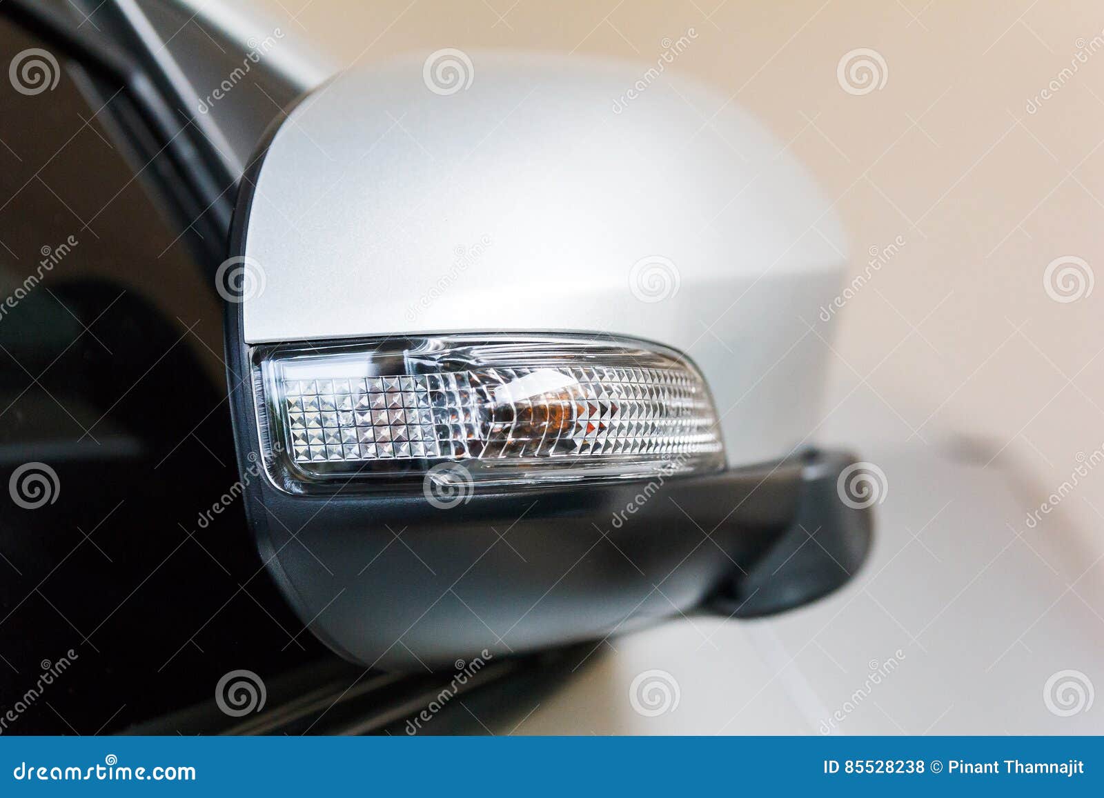 Side mirror light. stock photo. Image of modern, bright - 85528238