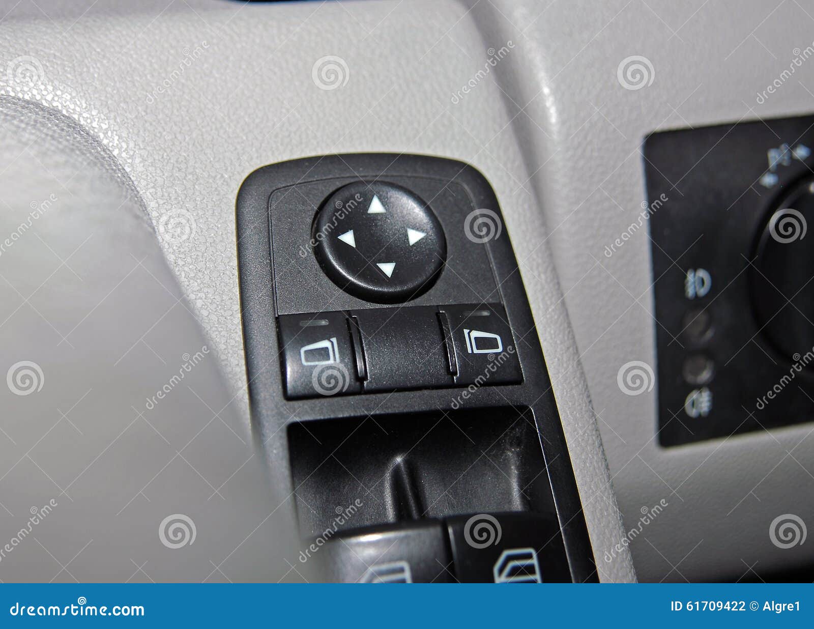 Side mirror switch control stock photo. Image of panel - 61709422