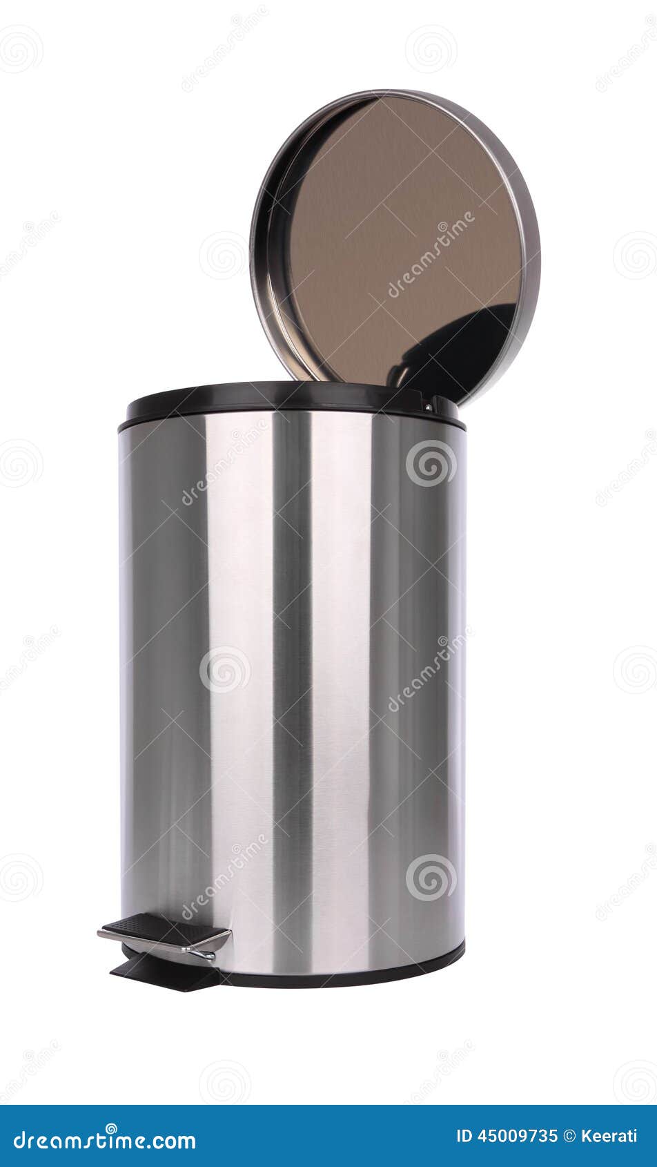 Side of Opened Trash Can Scratch Surface Stock Image - Image of ...