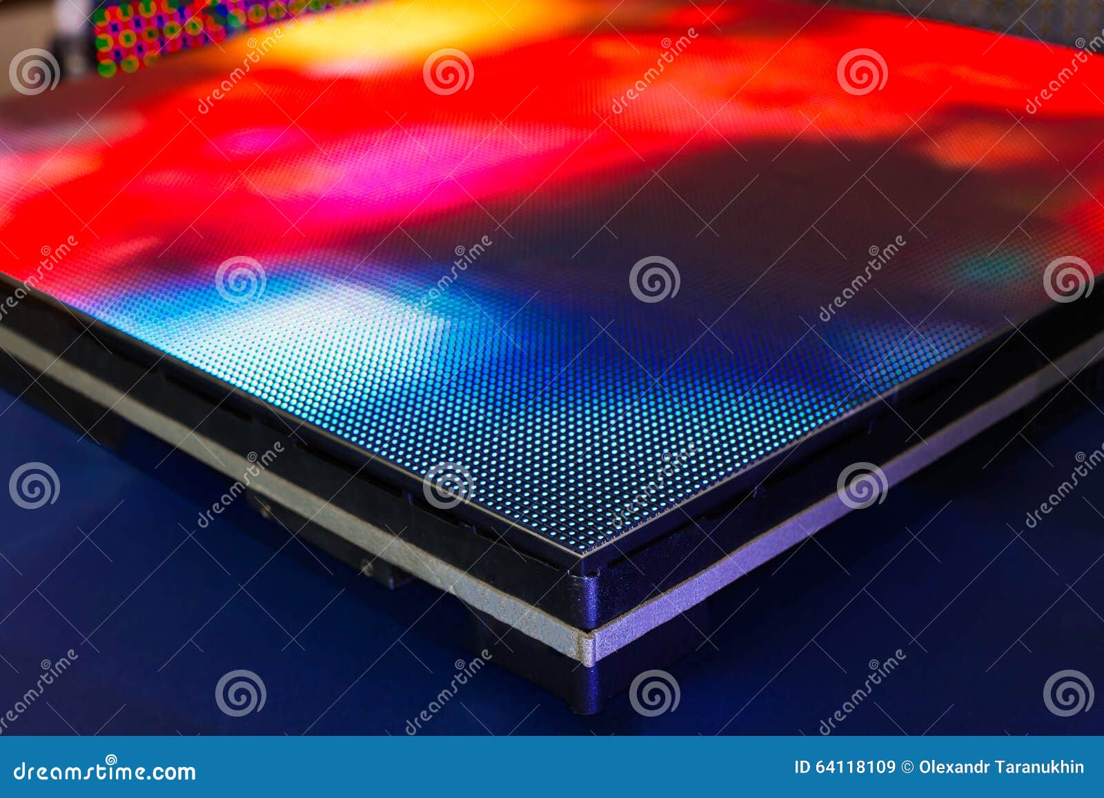 Side of the Panel of LED SMD Screen Stock Image - Image of technology ...