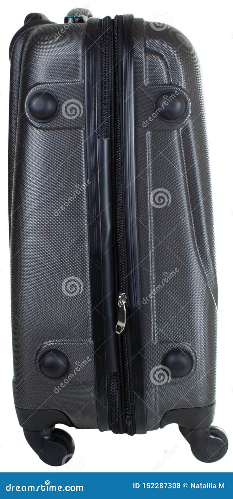 Side of the Suitcase with Studs Stand Feet Stock Photo - Image of ...