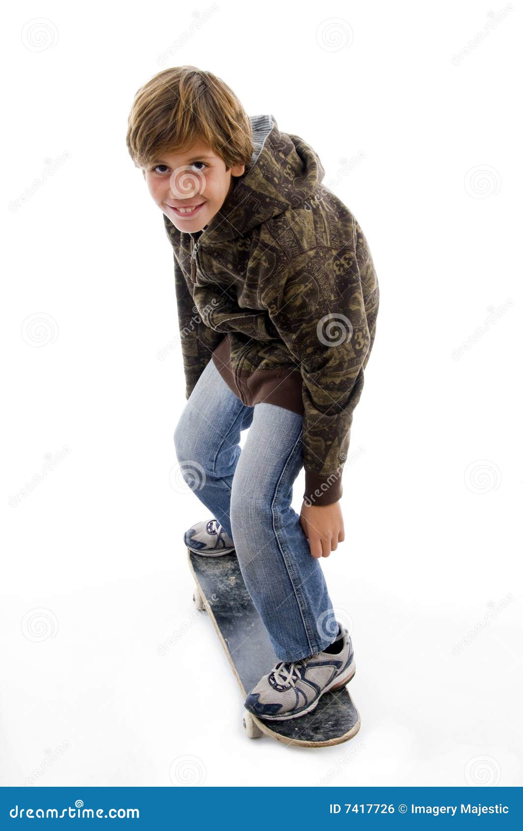 Side Pose of Boy Riding Skateboard Stock Photo - Image of freestyle ...