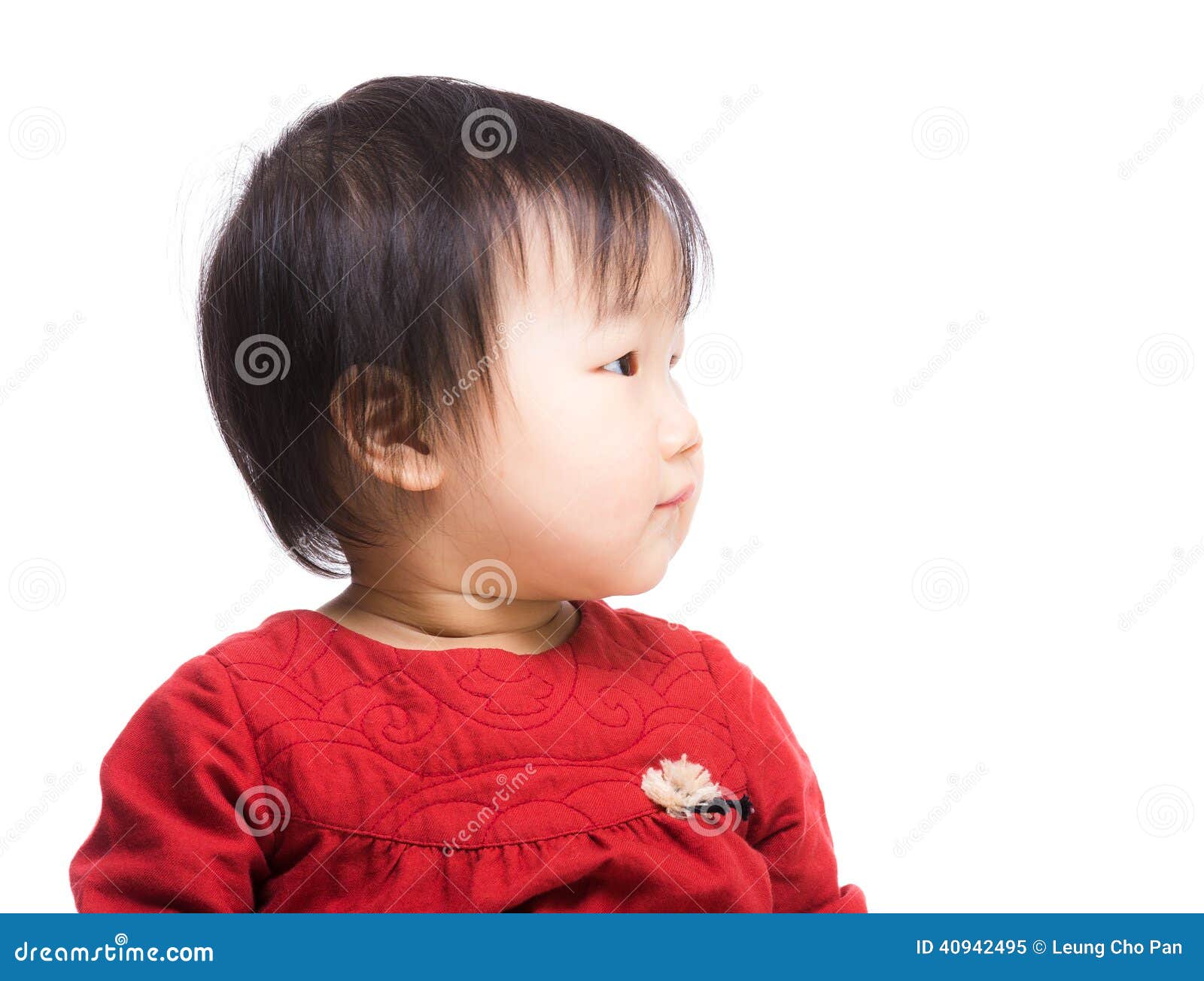 Side profile of baby girl stock image. Image of healthy - 40942495