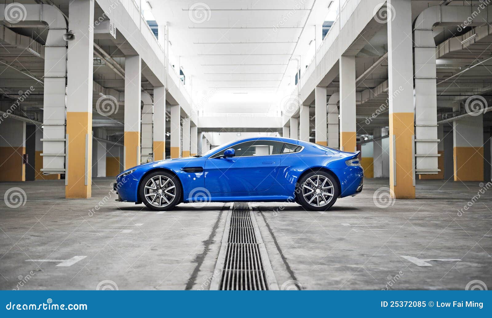 Side profile of car stock image. Image of supercar, carpark - 25372085