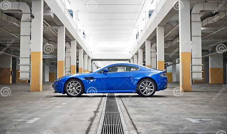 Side profile of car stock image. Image of supercar, carpark - 25372085