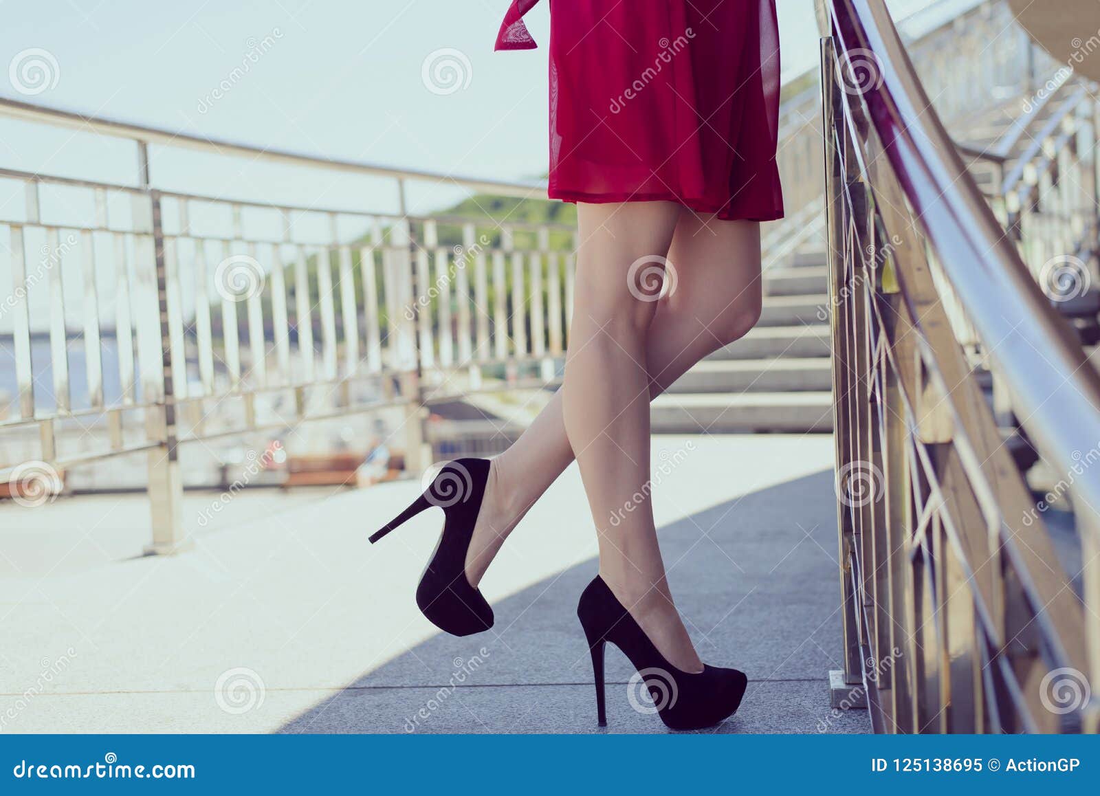 Side Profile Half Turned Photo Portrait Of Pretty Happy Glad Nice