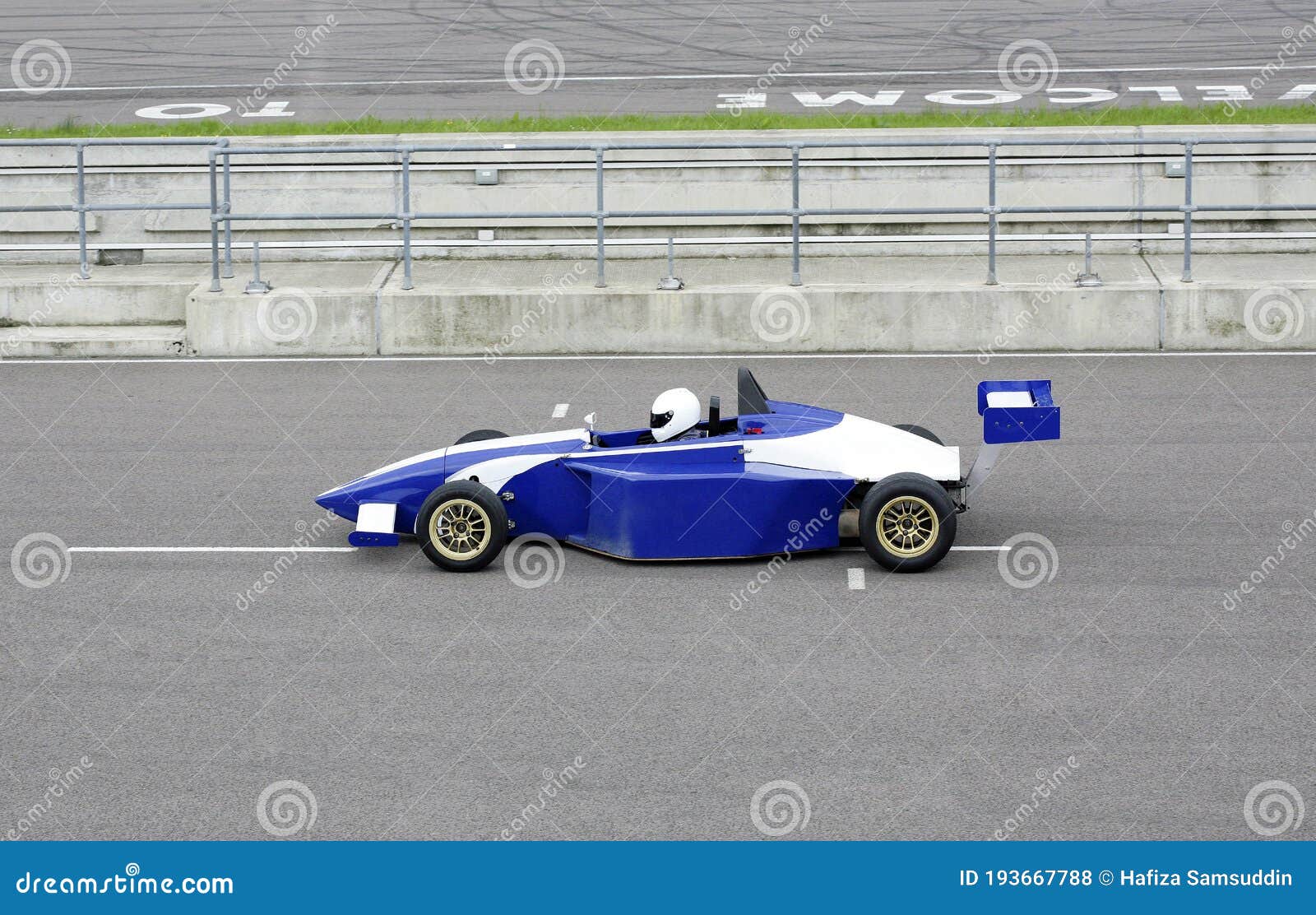 Side Profile of a Racing Car. Conceptual Image Shot Stock Photo - Image ...
