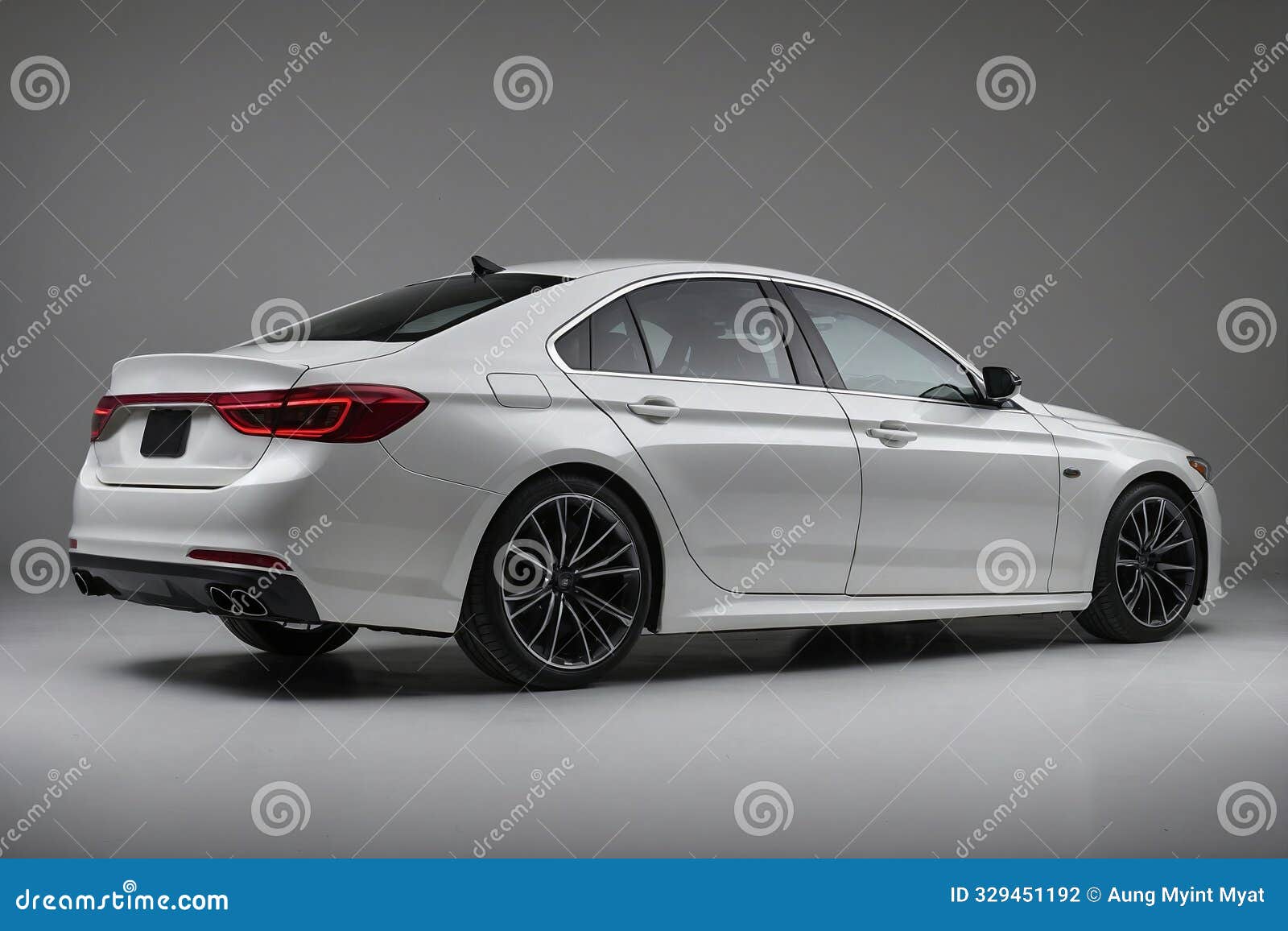 Side profile of a Sedan stock illustration. Illustration of journey ...