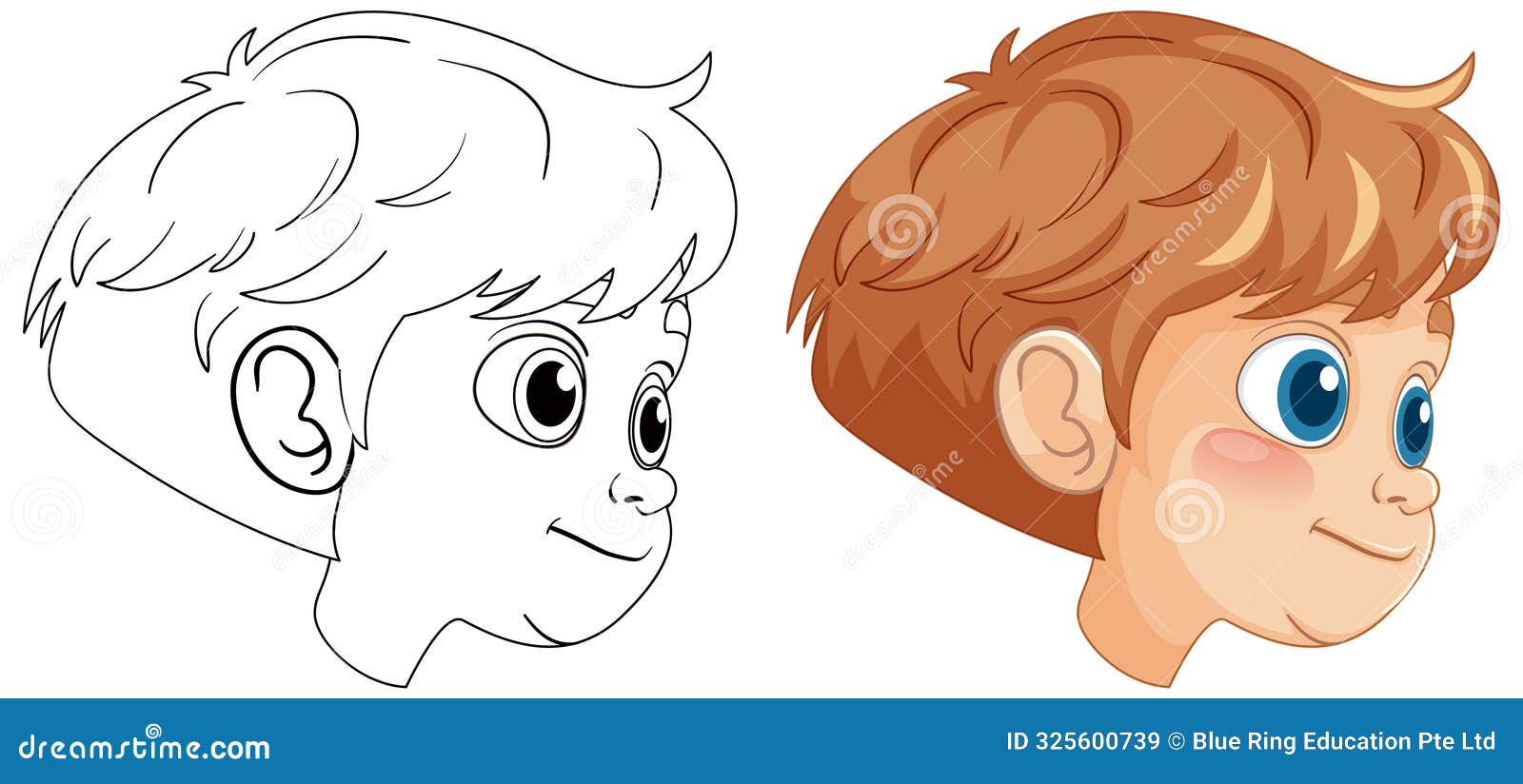 A smiling boy stock illustration. Illustration of youth - 325600739