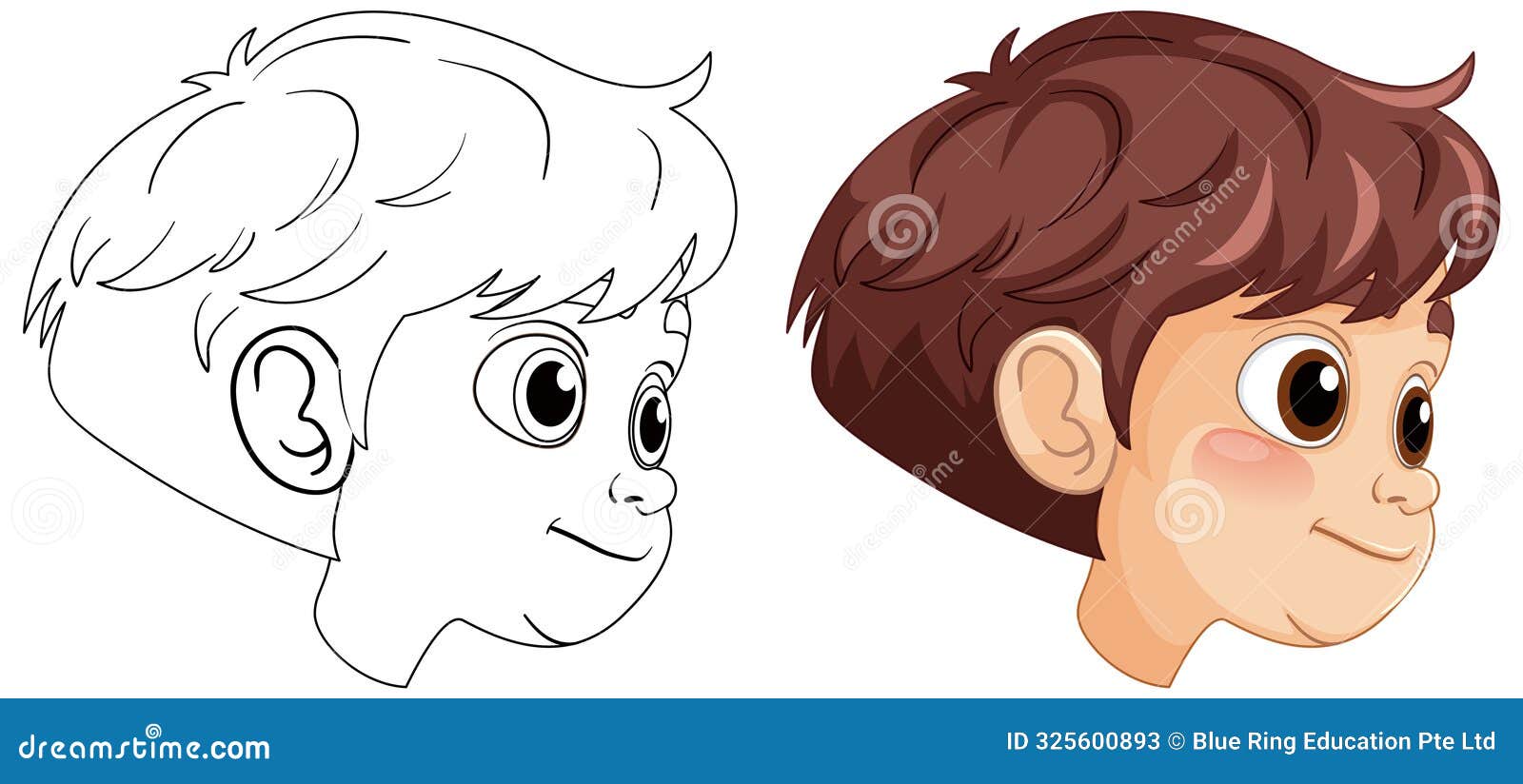 A smiling boy stock vector. Illustration of innocence - 325600893