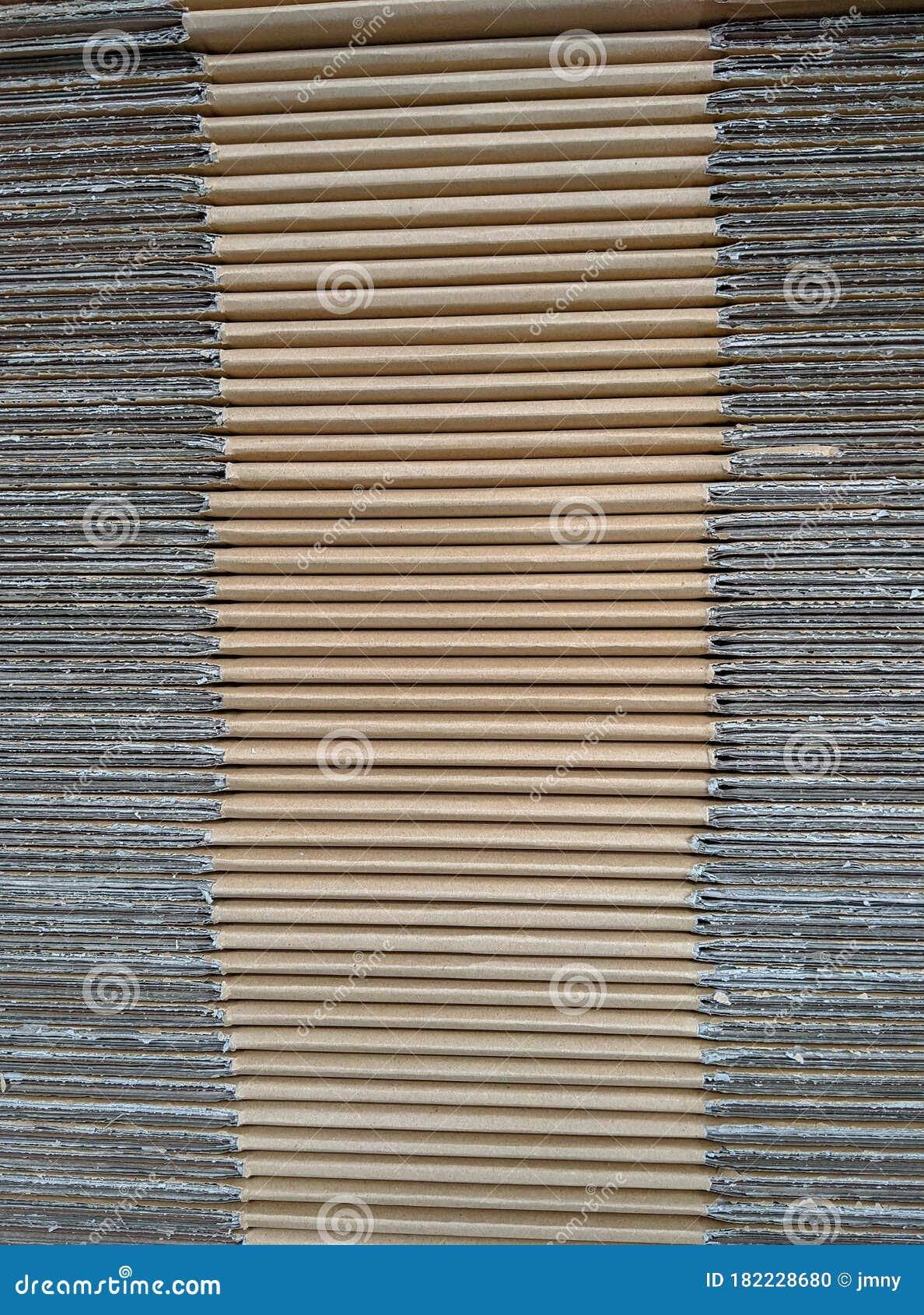Stack Of Flattened Cardboard Box Stock Photo | CartoonDealer.com #123952812