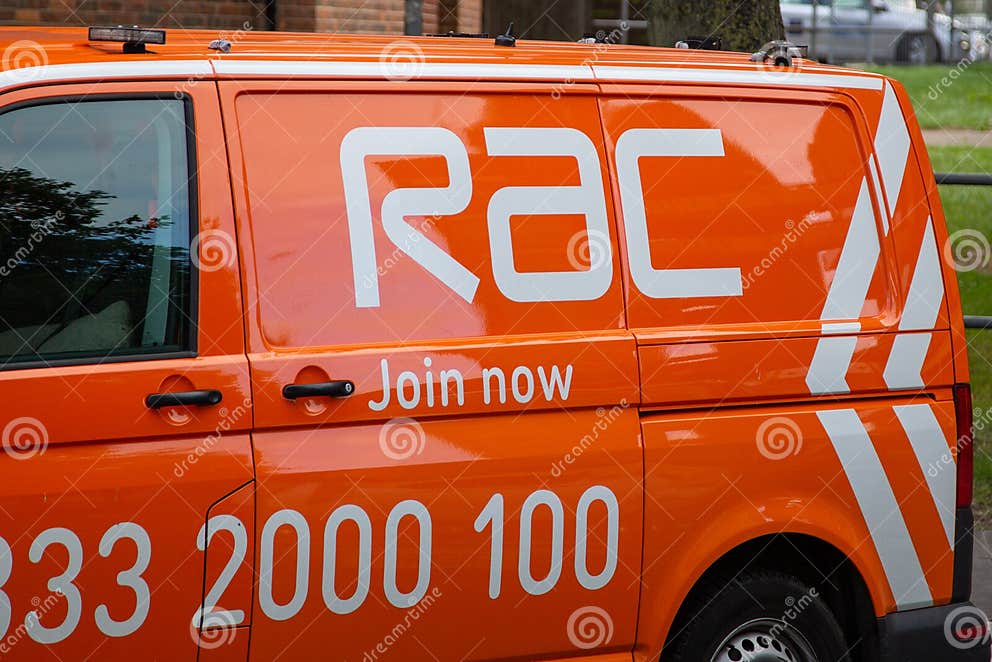 The Side of an RAC Breakdown Recovery Van Editorial Image - Image of ...