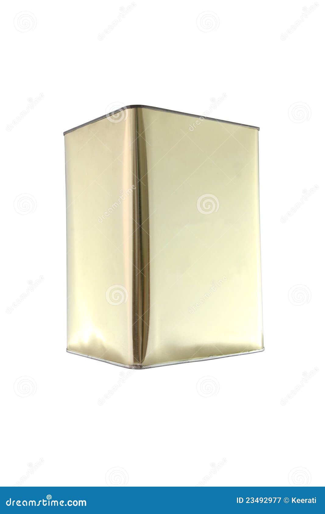 Side of rectangular can stock image. Image of ingredient - 23492977