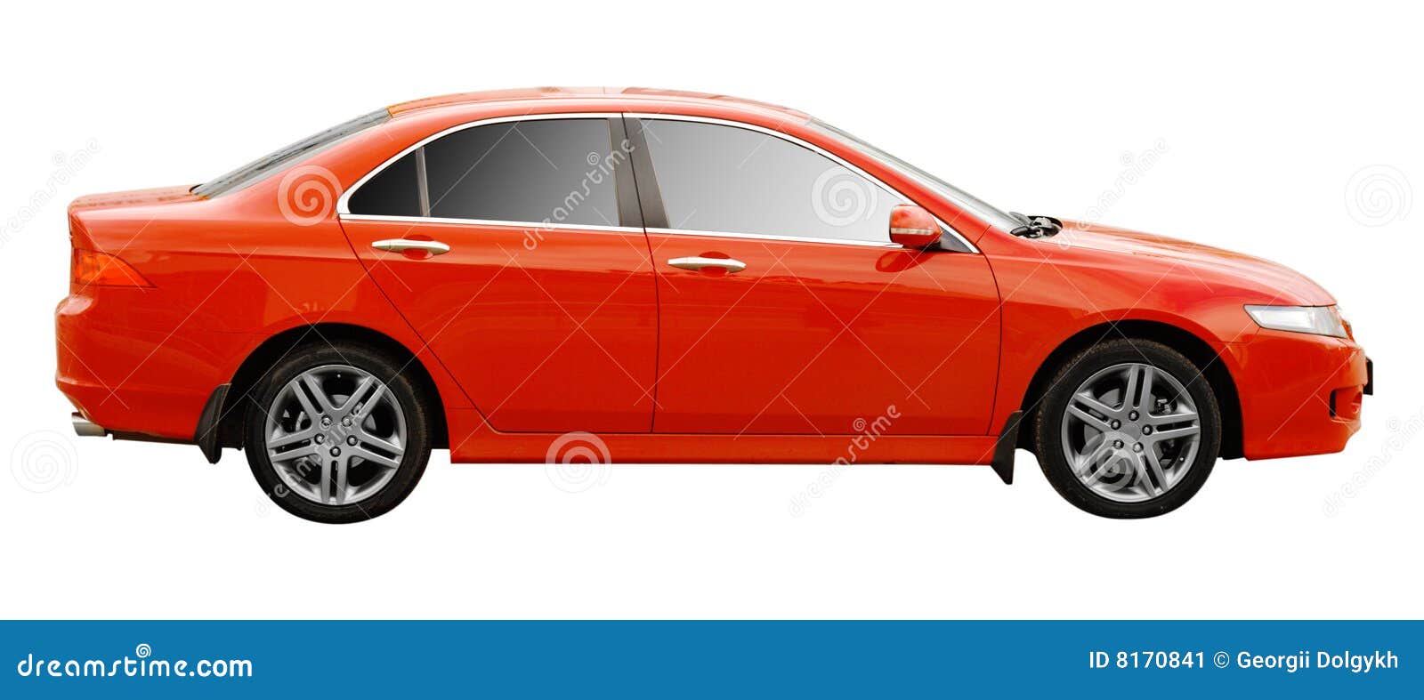 Side of a red modern car stock image. Image of exterior - 8170841