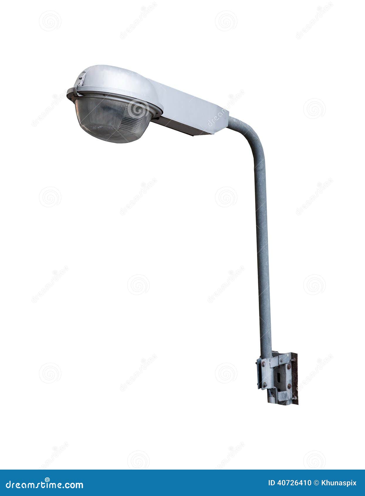 Side Road Light Lamp Isolated White Stock Photo - Image of isolation ...