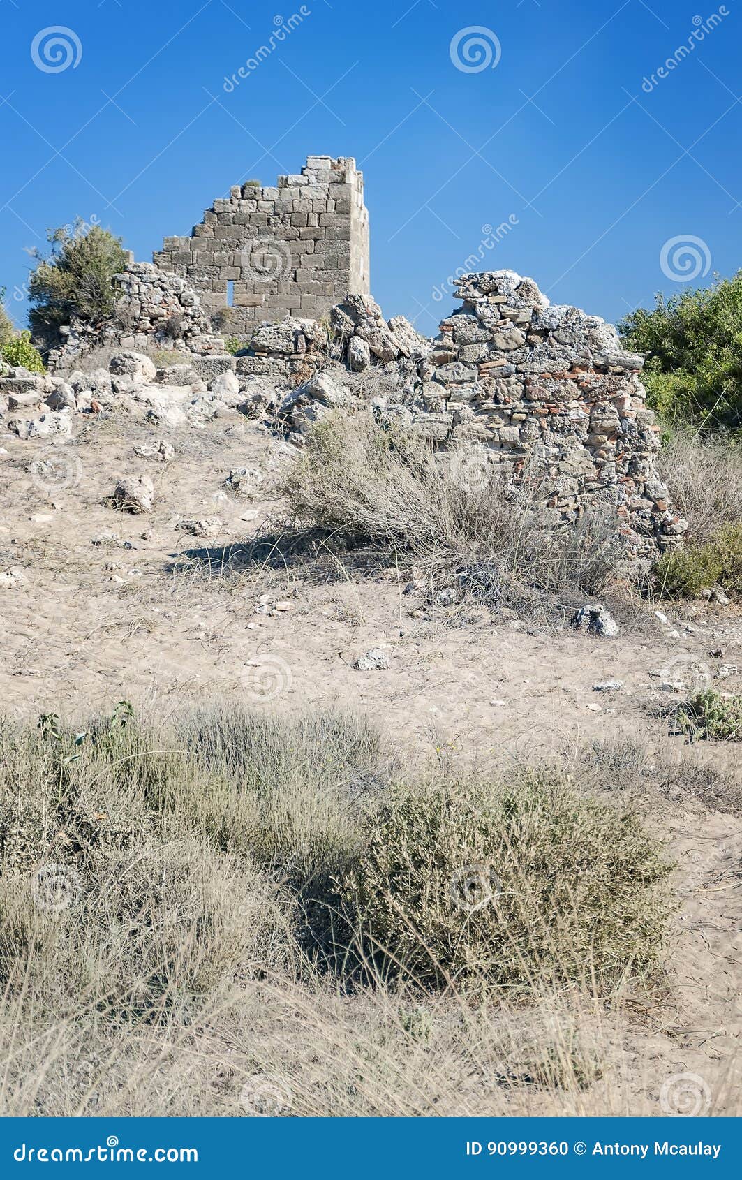 Side Ruins of East Necropolis Stock Photo - Image of anatolian ...