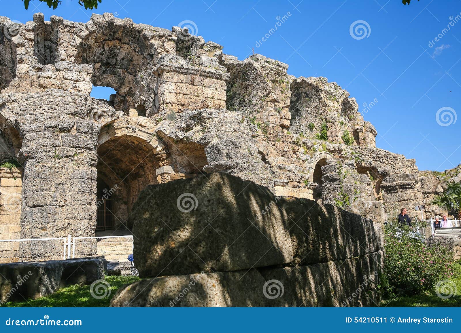 Side ruins in Turkey stock image. Image of culture, building - 54210511