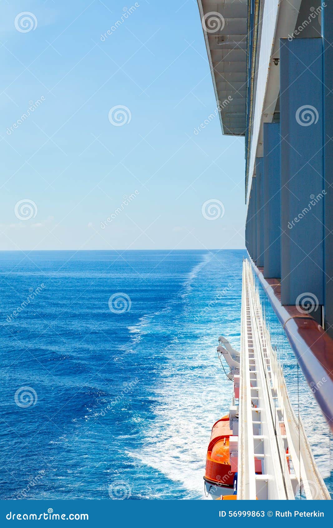 Side of Ship stock image. Image of horizon, cruise, view - 56999863