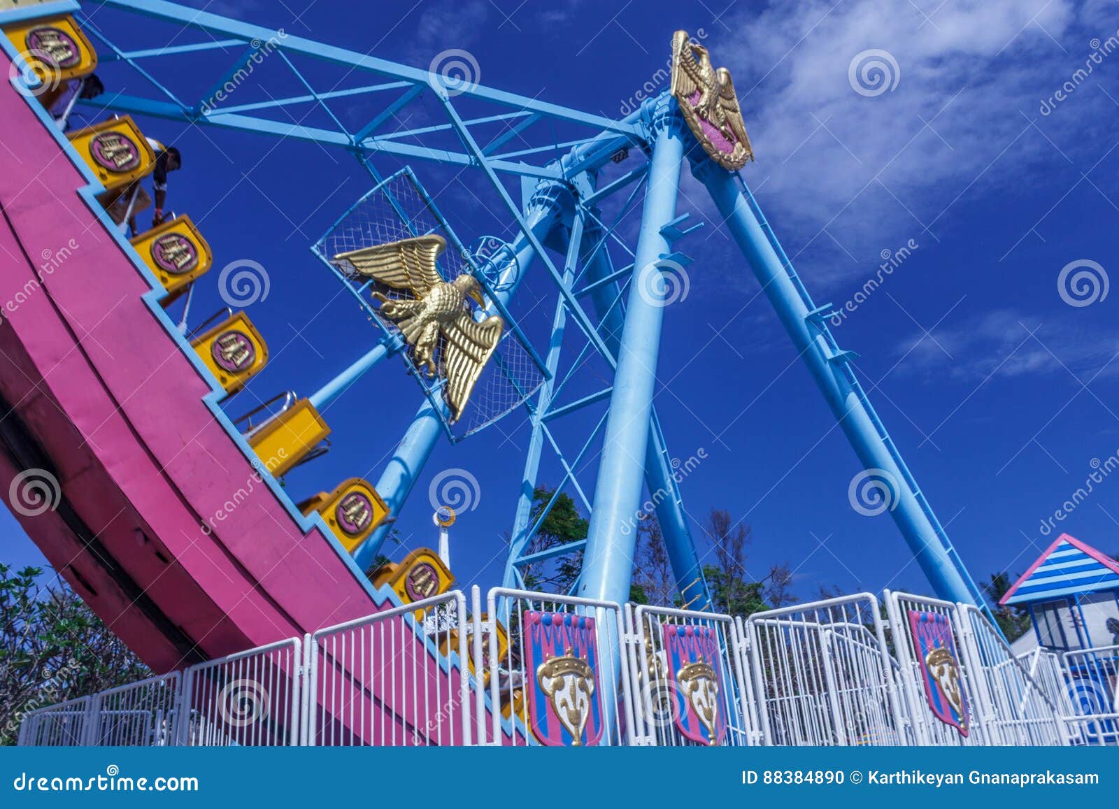 Side Show Alley At The Ekka Exhibition Or Royal Queensland Show In ...