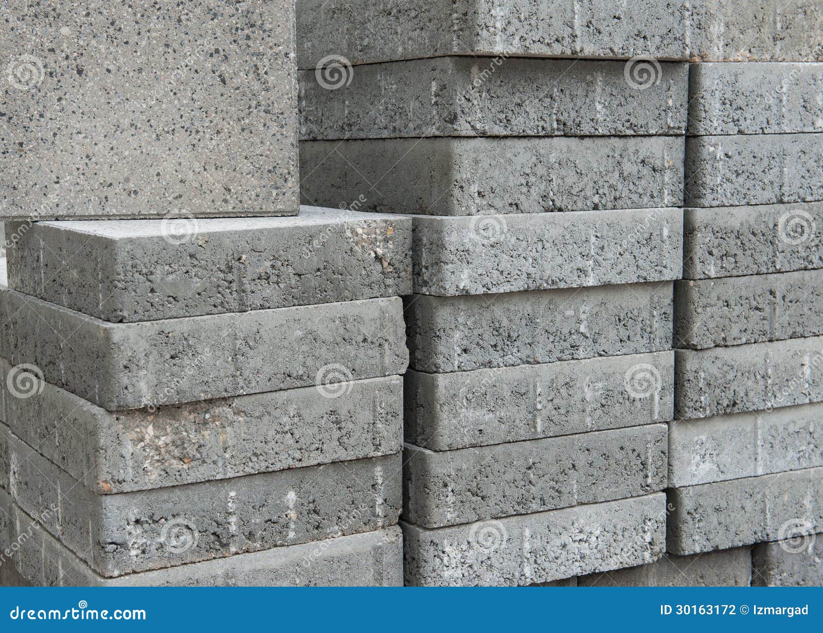 Gray Square Paved With Small Square Corners And Gray Rectangles ...