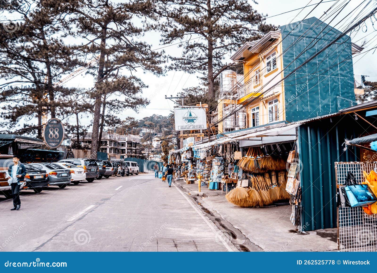 Street Shops in Baguio City, Philippines Editorial Stock Photo - Image ...