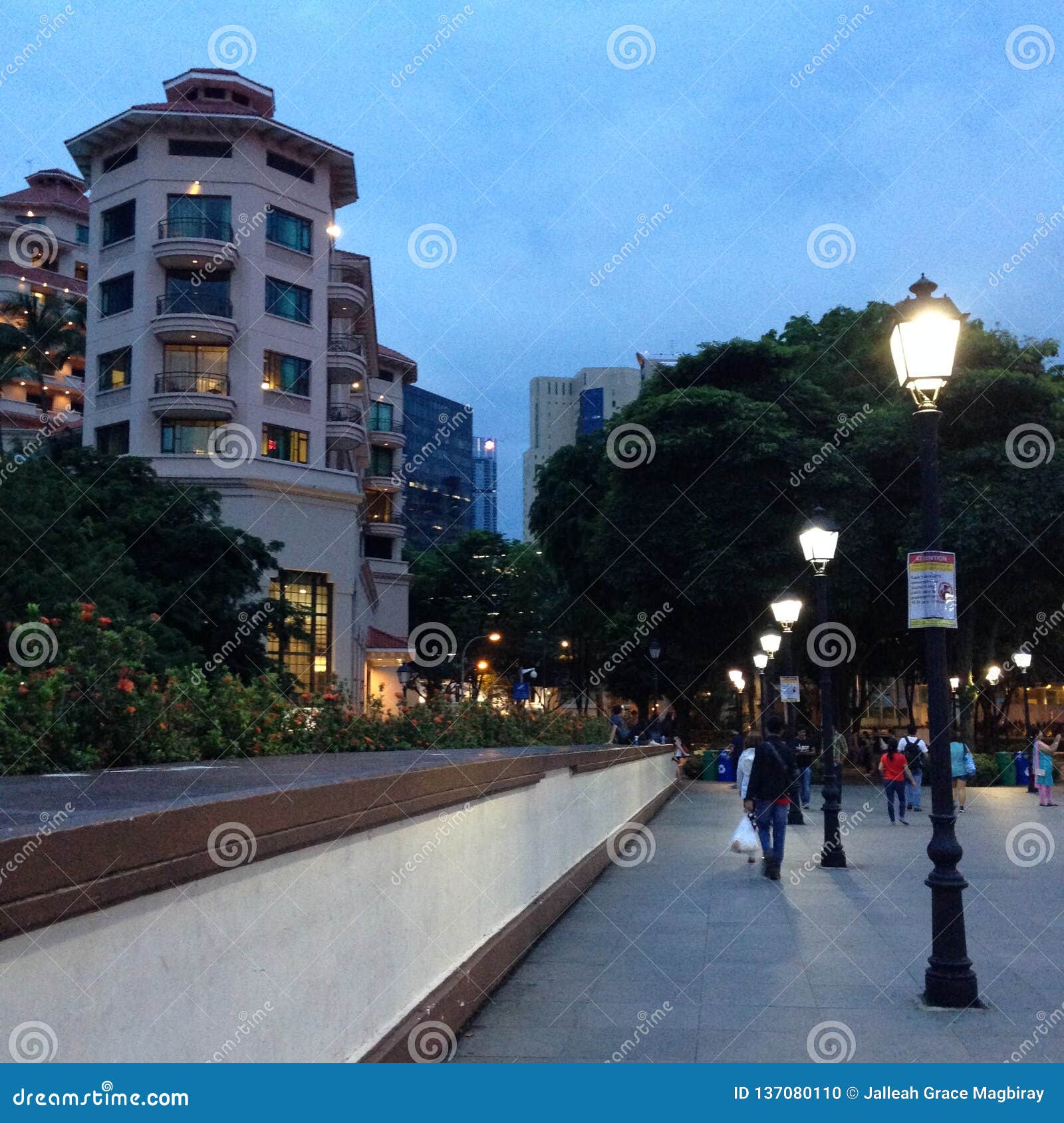 Side street editorial image. Image of side, walk, singapore - 137080110