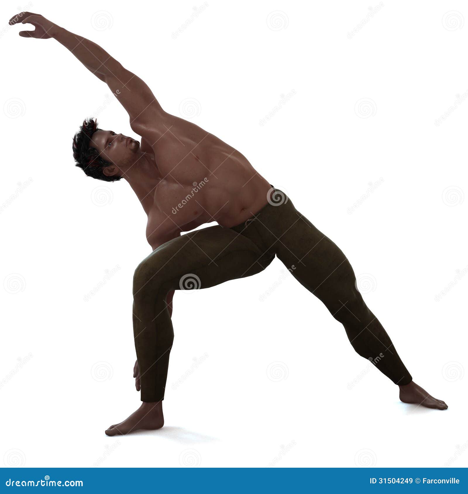 Side stretch stock illustration. Illustration of dude - 31504249