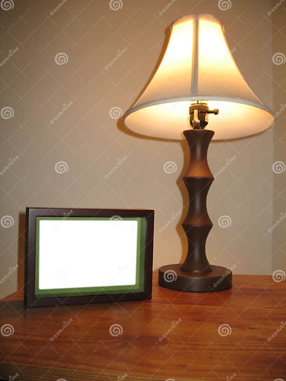 Side table stock photo. Image of frame, wood, brown, wall - 1176850