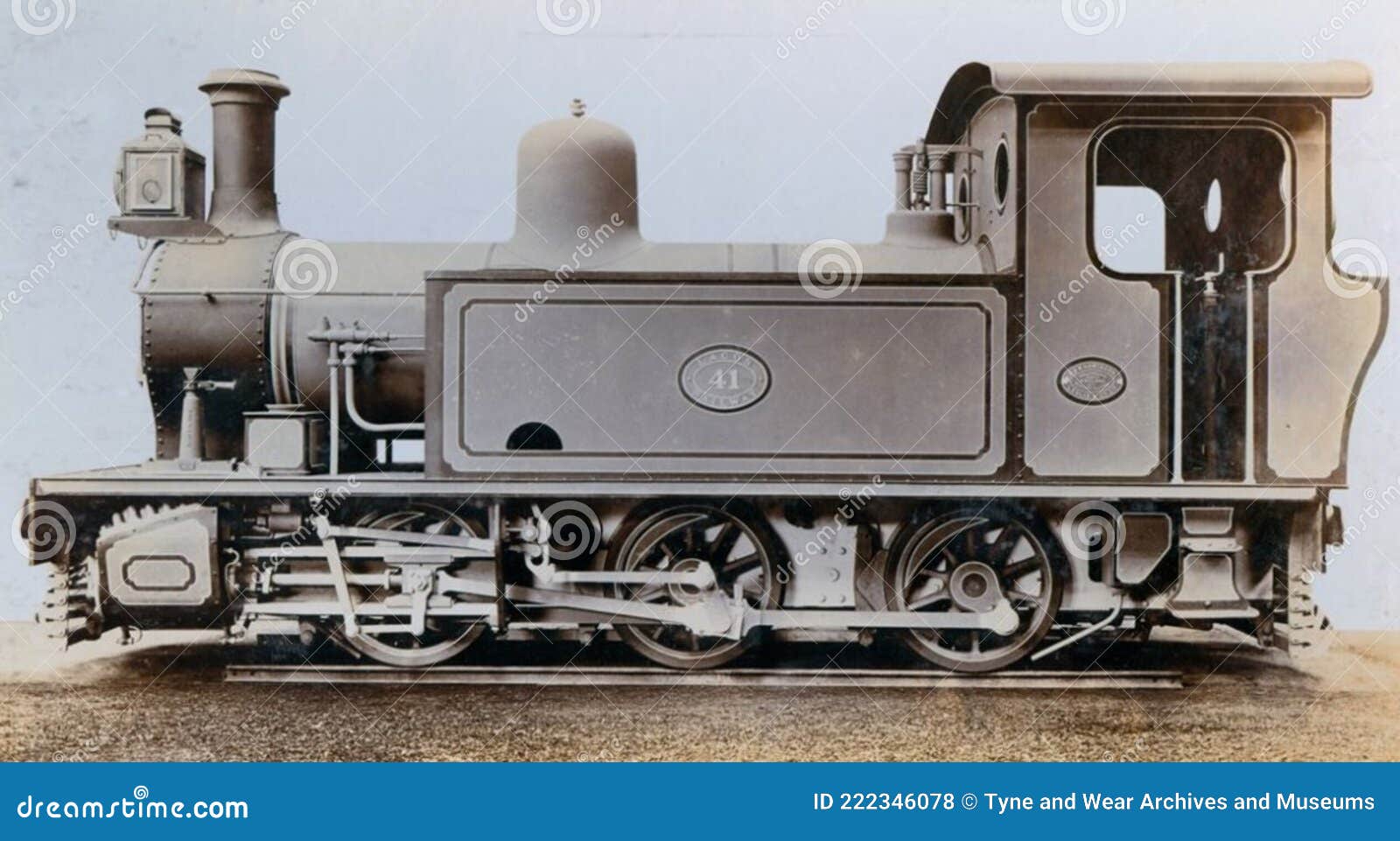 Side Tank Engine For The Lagos Railway, Nigeria Picture. Image: 222346078