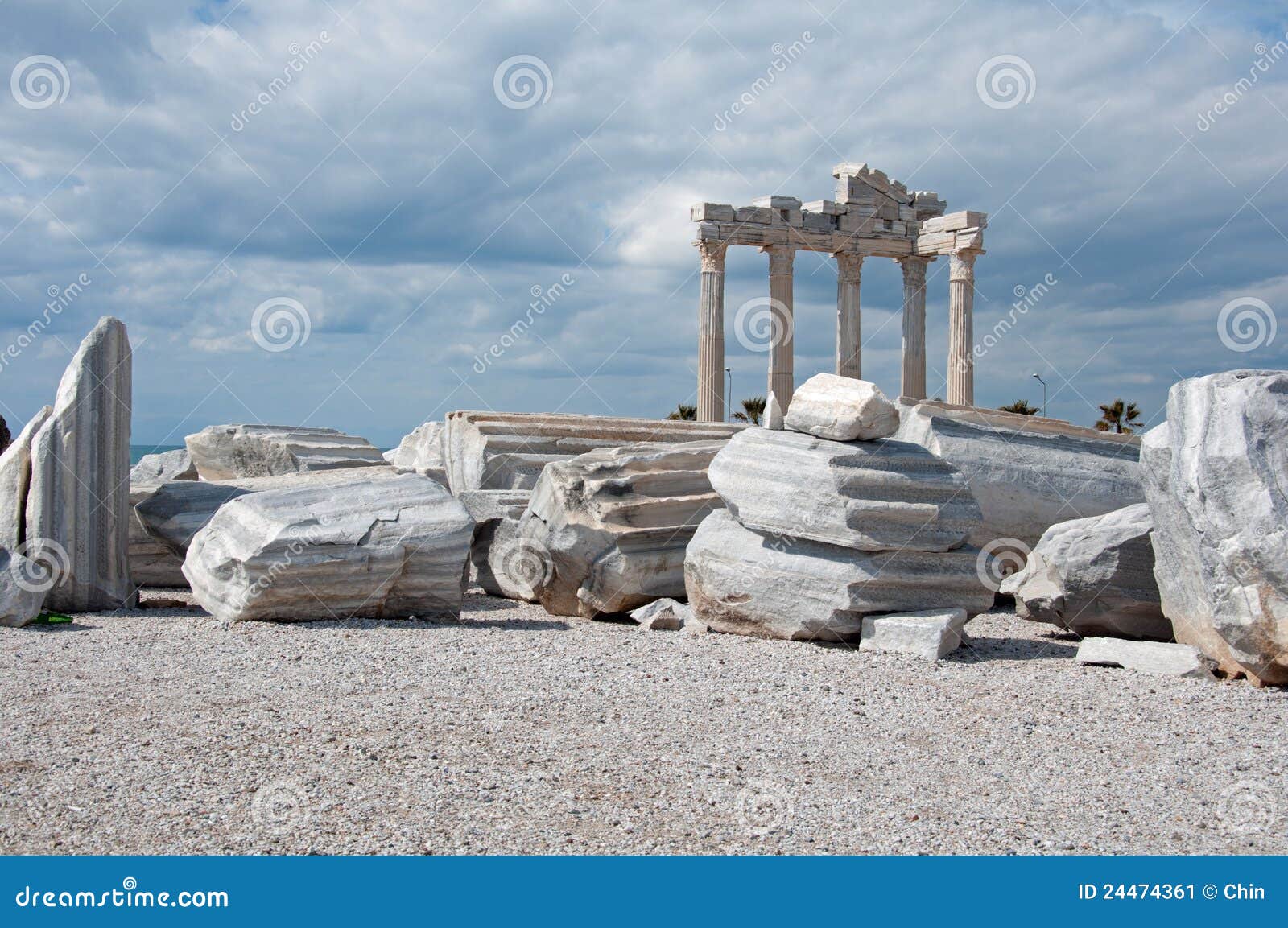 Side, Turkey stock image. Image of antique, ruin, temple - 24474361