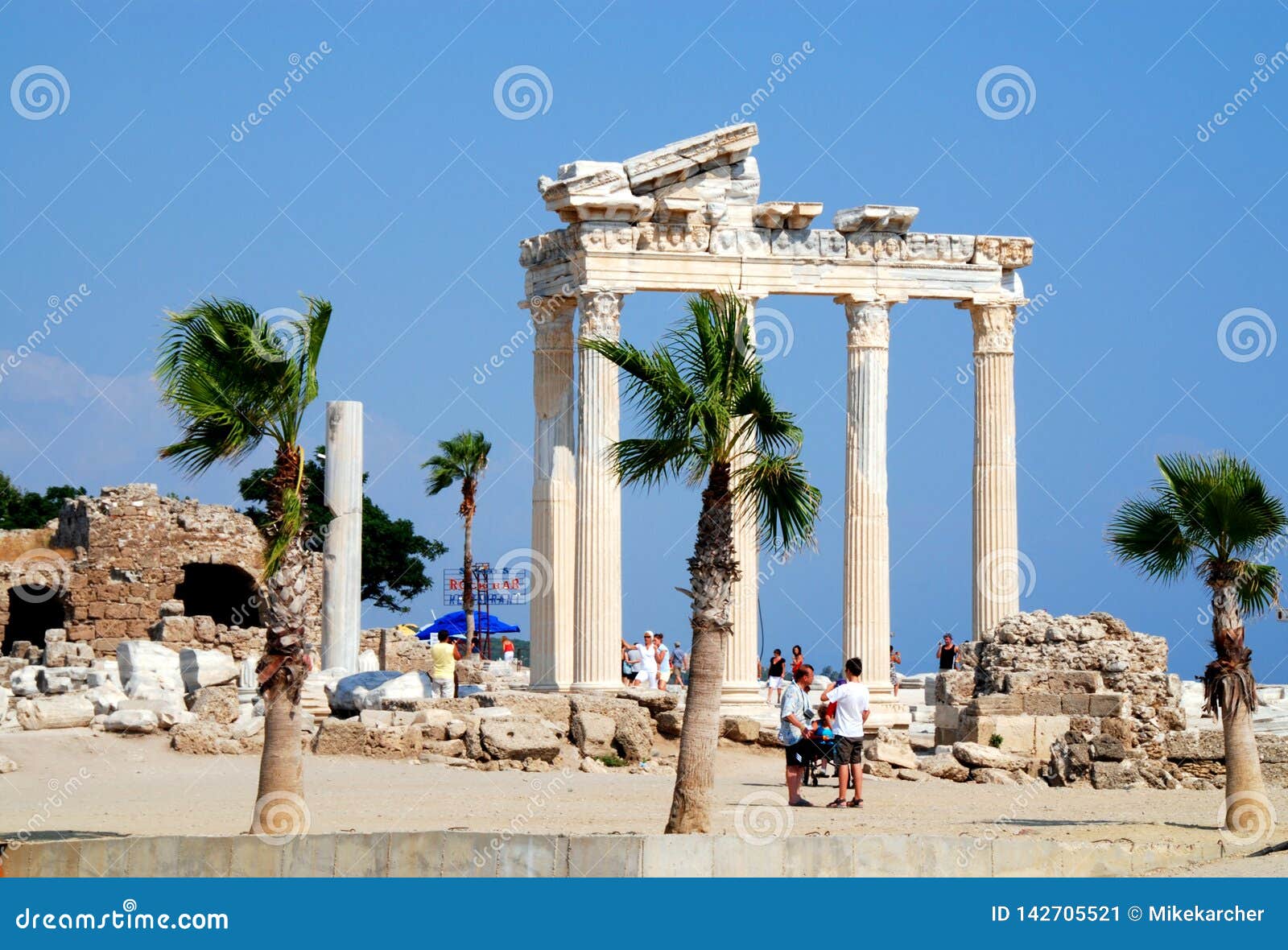 Side in Turkey editorial photo. Image of destination - 142705521