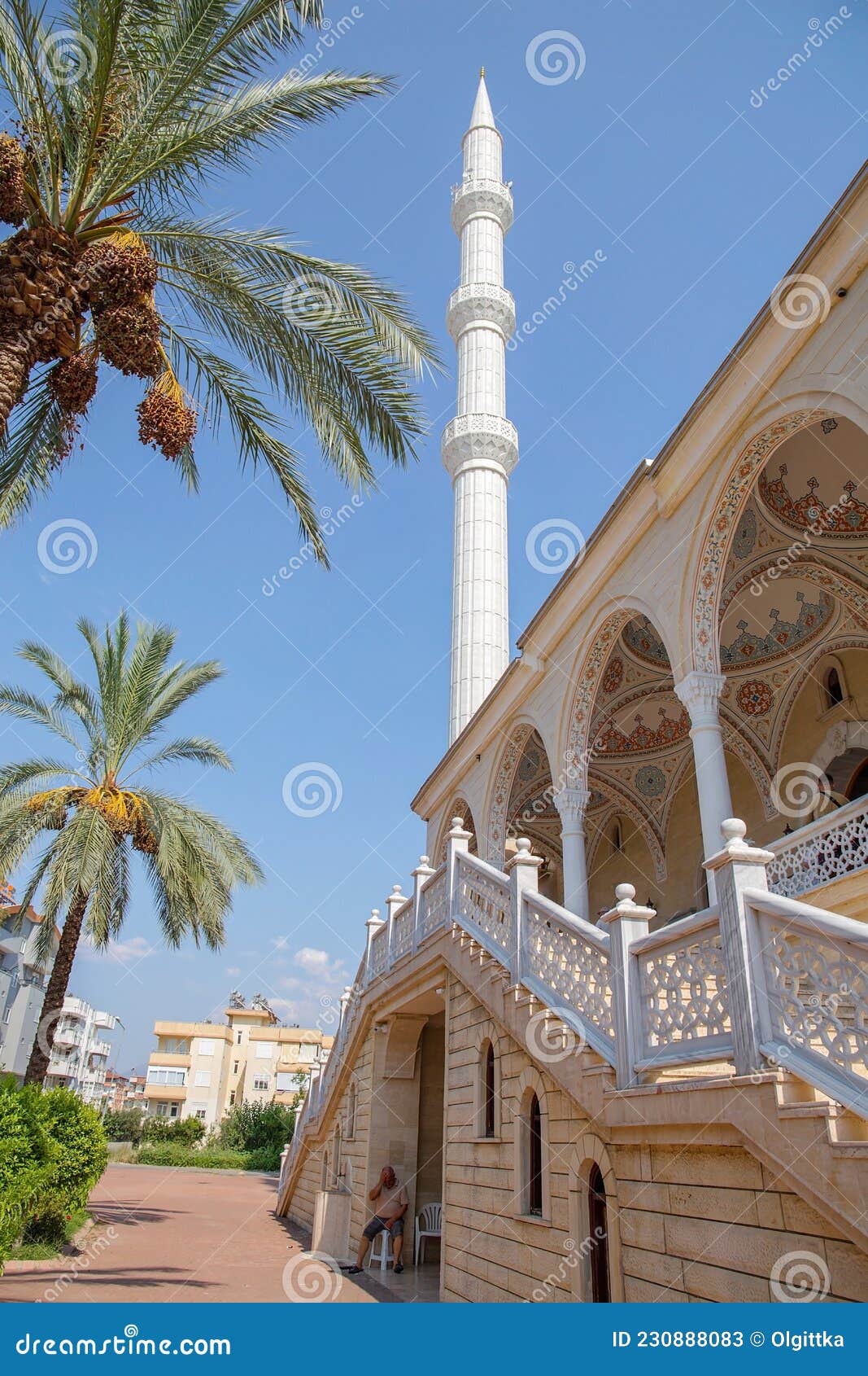 Side Turkey Mosque Outside Patterns Culture Architecture Editorial ...
