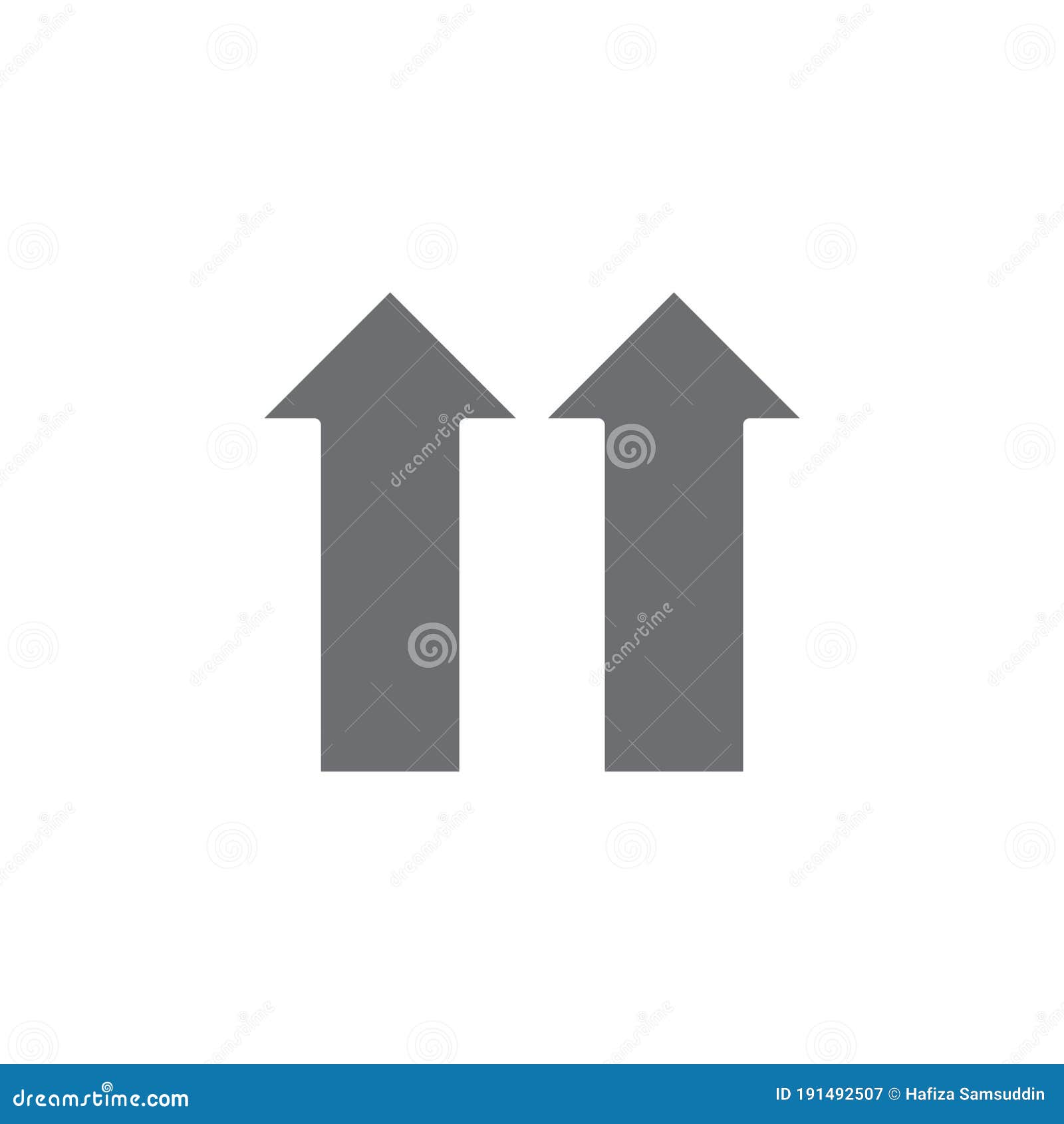 This Side Up Symbol. Vector Illustration Decorative Design Stock Vector ...