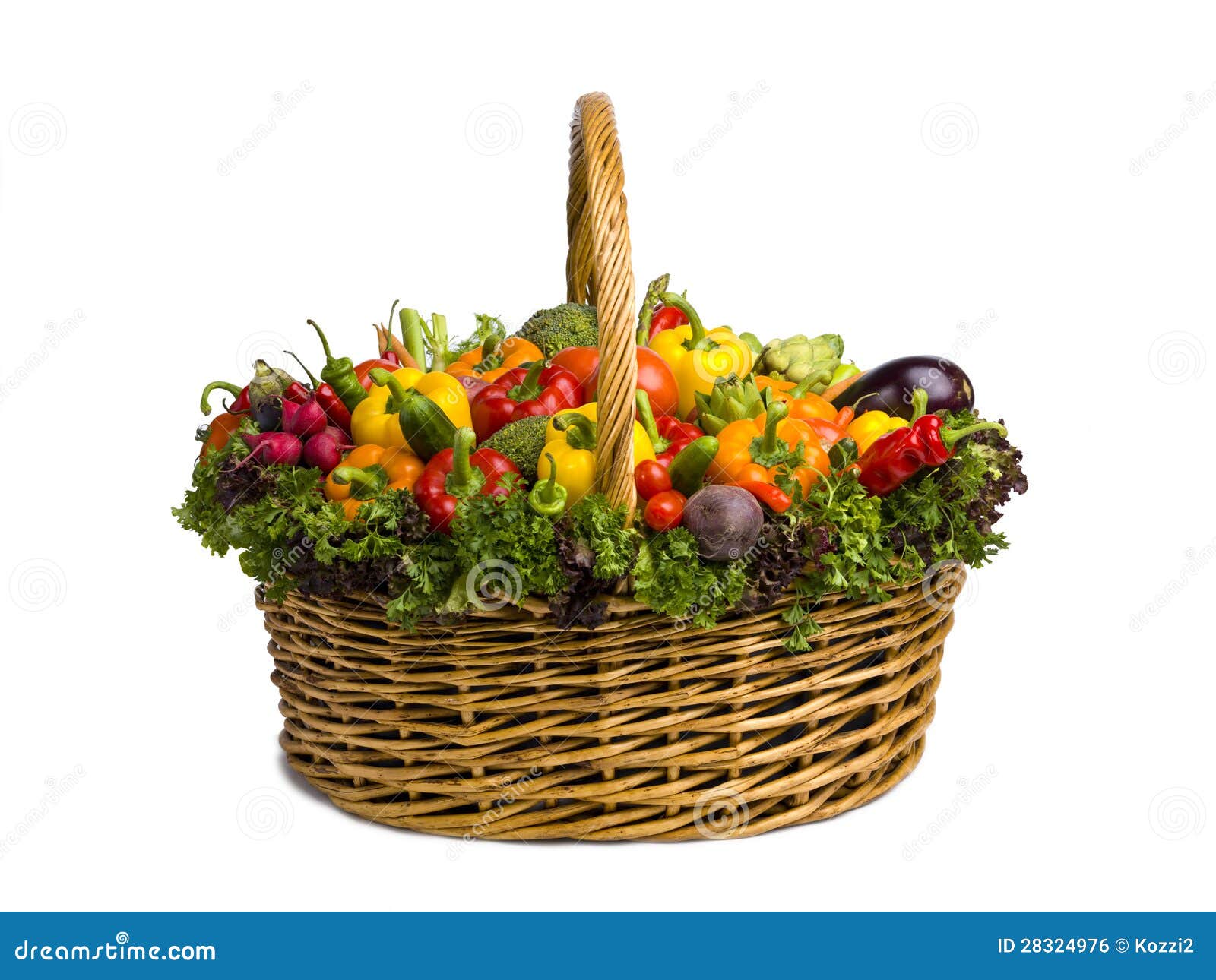 Side of vegetable basket stock photo. Image of supper - 28324976
