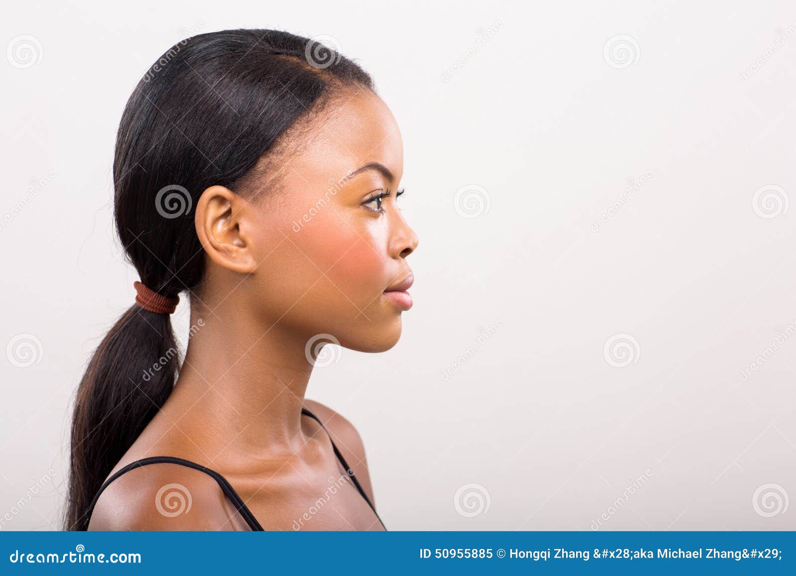 Side view african woman stock image. Image of lady, background - 50955885