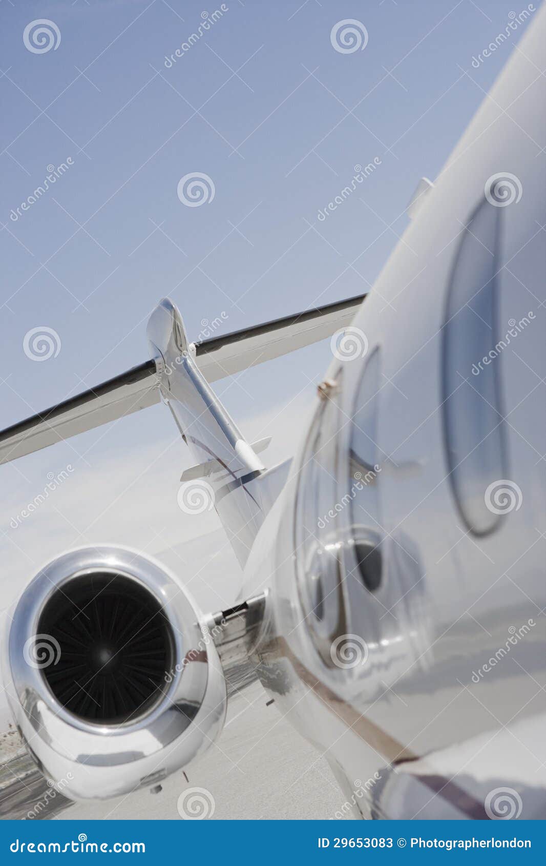 Airplane Engine Side View