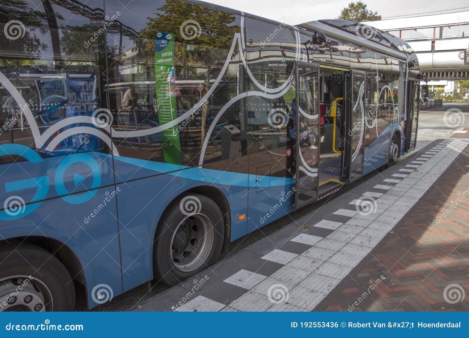Side View of an Allgo Bus at Almere the Netherlands 2018 Editorial ...