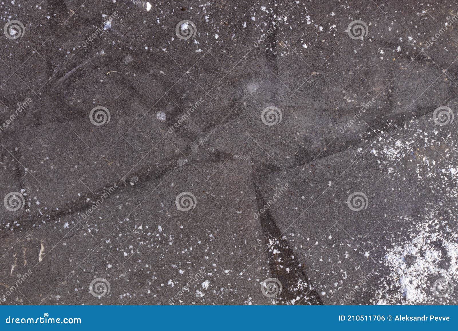 Side View at an Angle of Ice, Which is in Pieces on the Water Stock ...