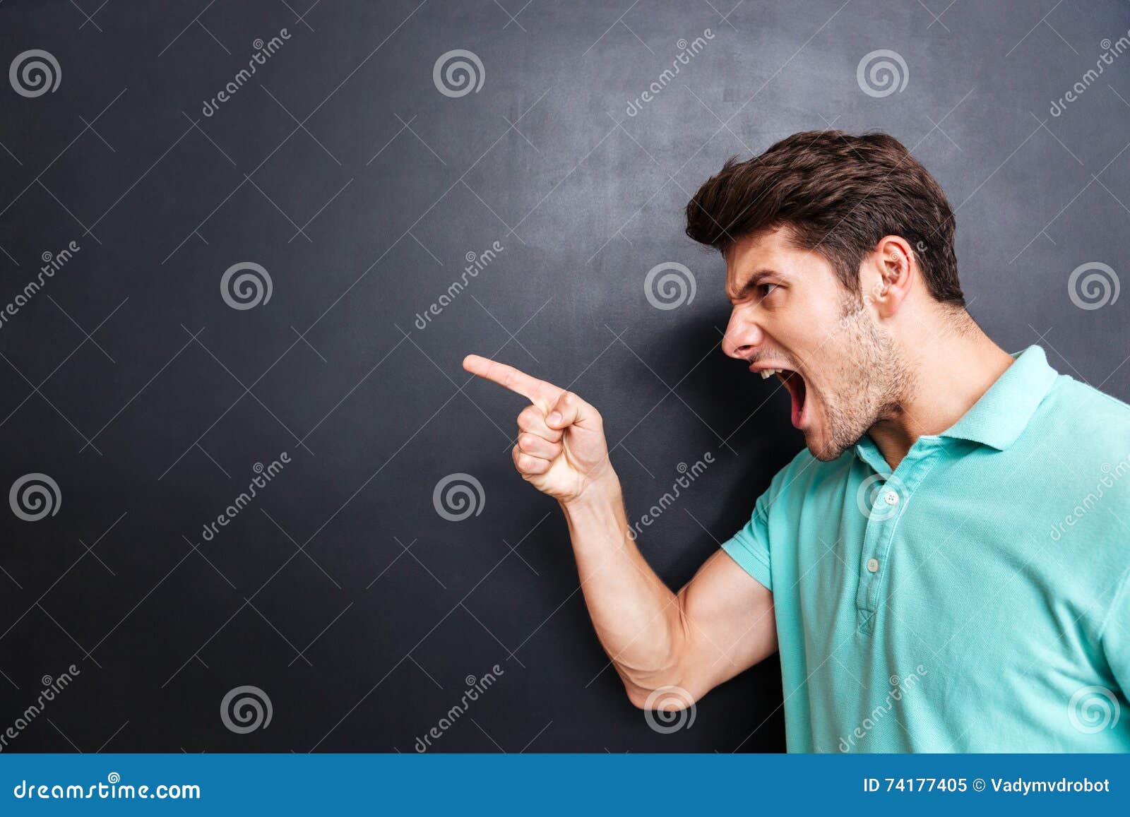 Side View of a Angry Man Screaming Over Black Background Stock Image ... Side View of a Angry Man Screaming Over Black Background Stock Image ...