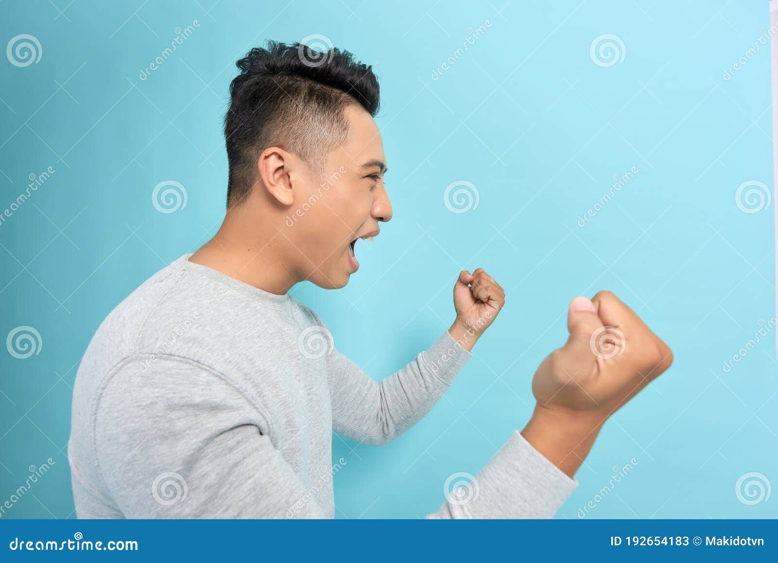 View Of Angry Hands With An Overdue Notice And Keys - Expressive ...