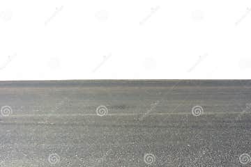Side View of Asphalt Road Isolated on White Stock Image - Image of grey ...