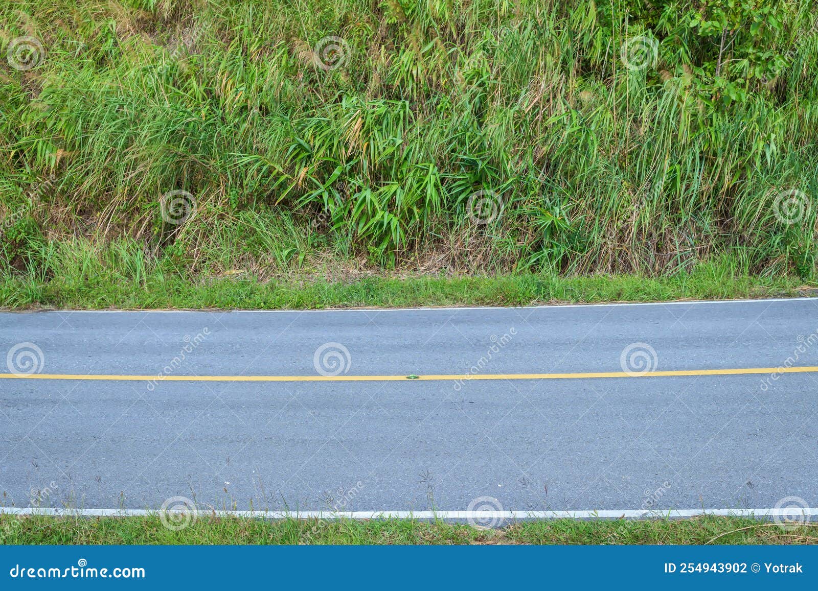 Side view of asphalt road stock photo. Image of side - 254943902