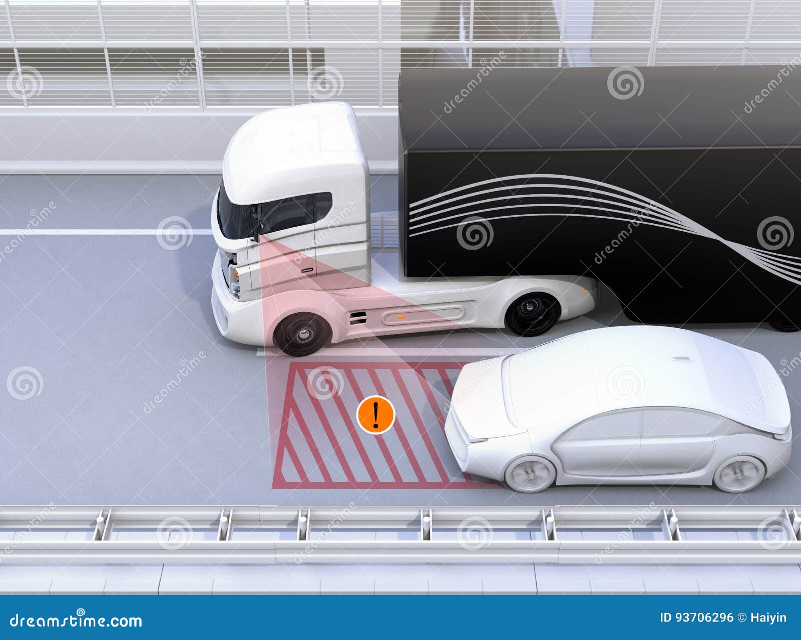 Autonomous Car Changing Lane Quickly To Avoid A Traffic Accident Stock ... Autonomous Car Changing Lane Quickly To Avoid A Traffic Accident Stock ...