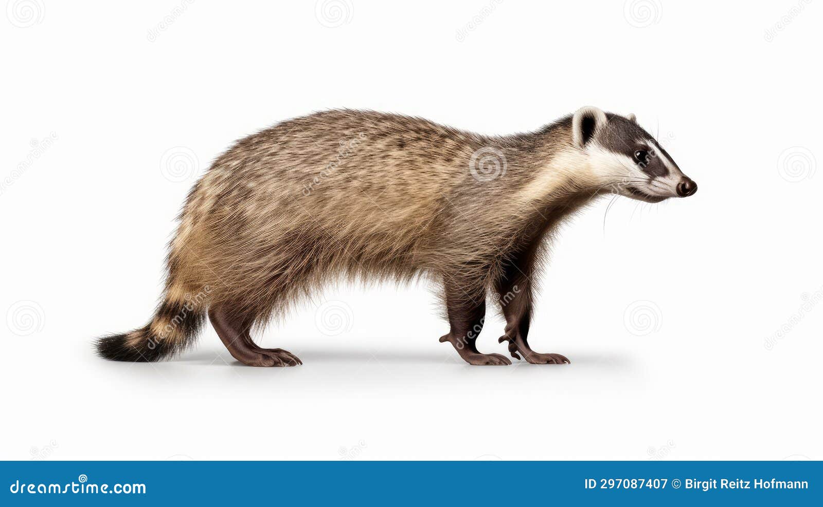 Side view from Badger stock image. Image of natural - 297087407