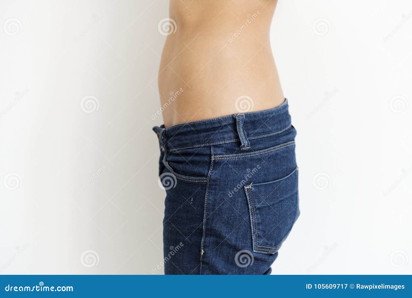 A Side View of Bared Woman Body Stock Image - Image of minimal ...